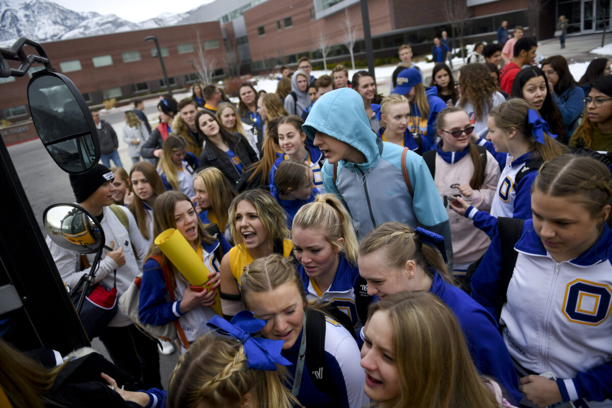 Brightside Brighton: Orem male cheerleader helps keep spirits high ...
